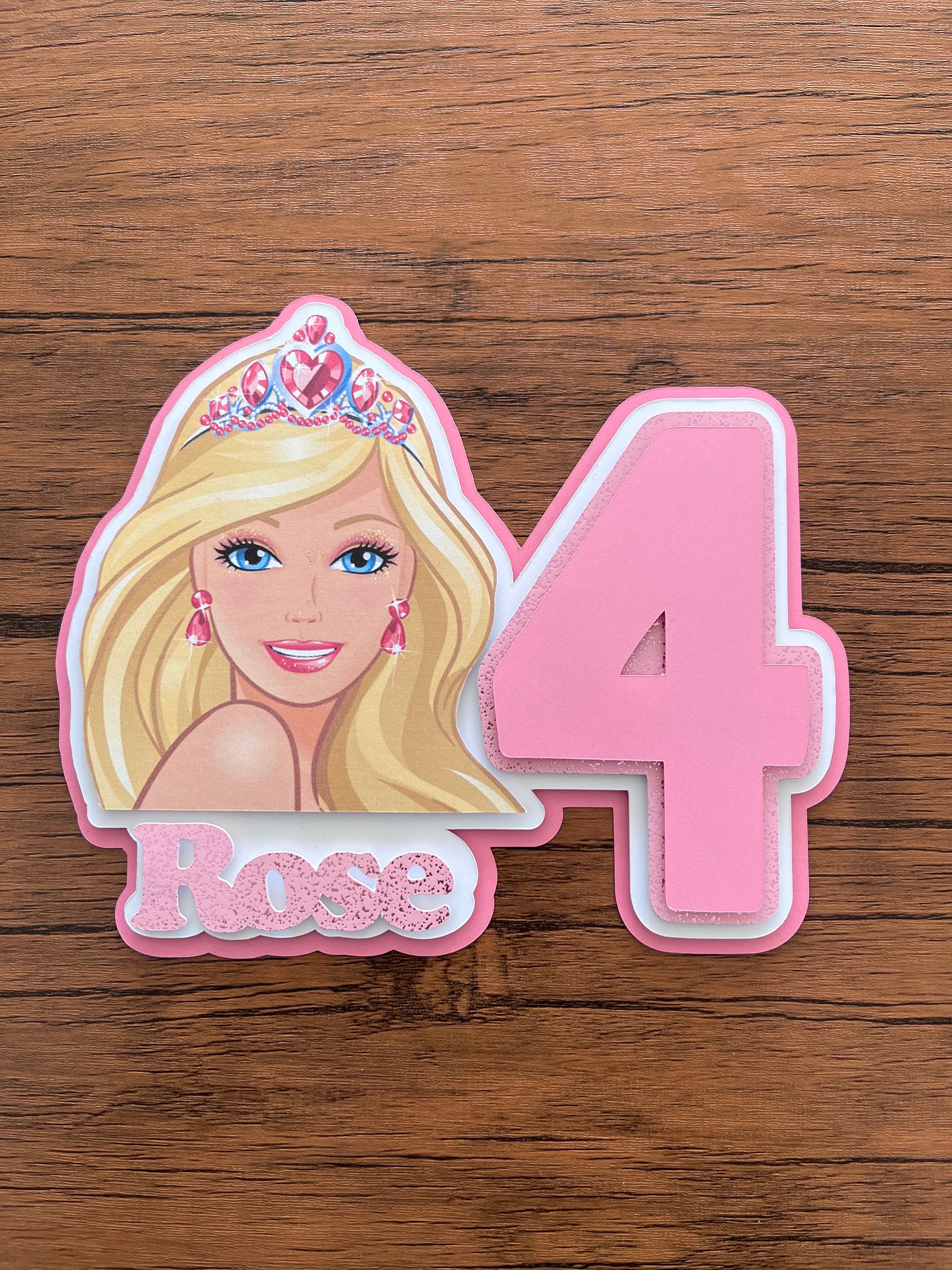Barbie, Barbie Cake Topper, Barbie Theme, Barbie Birthday, Girls Partie ...