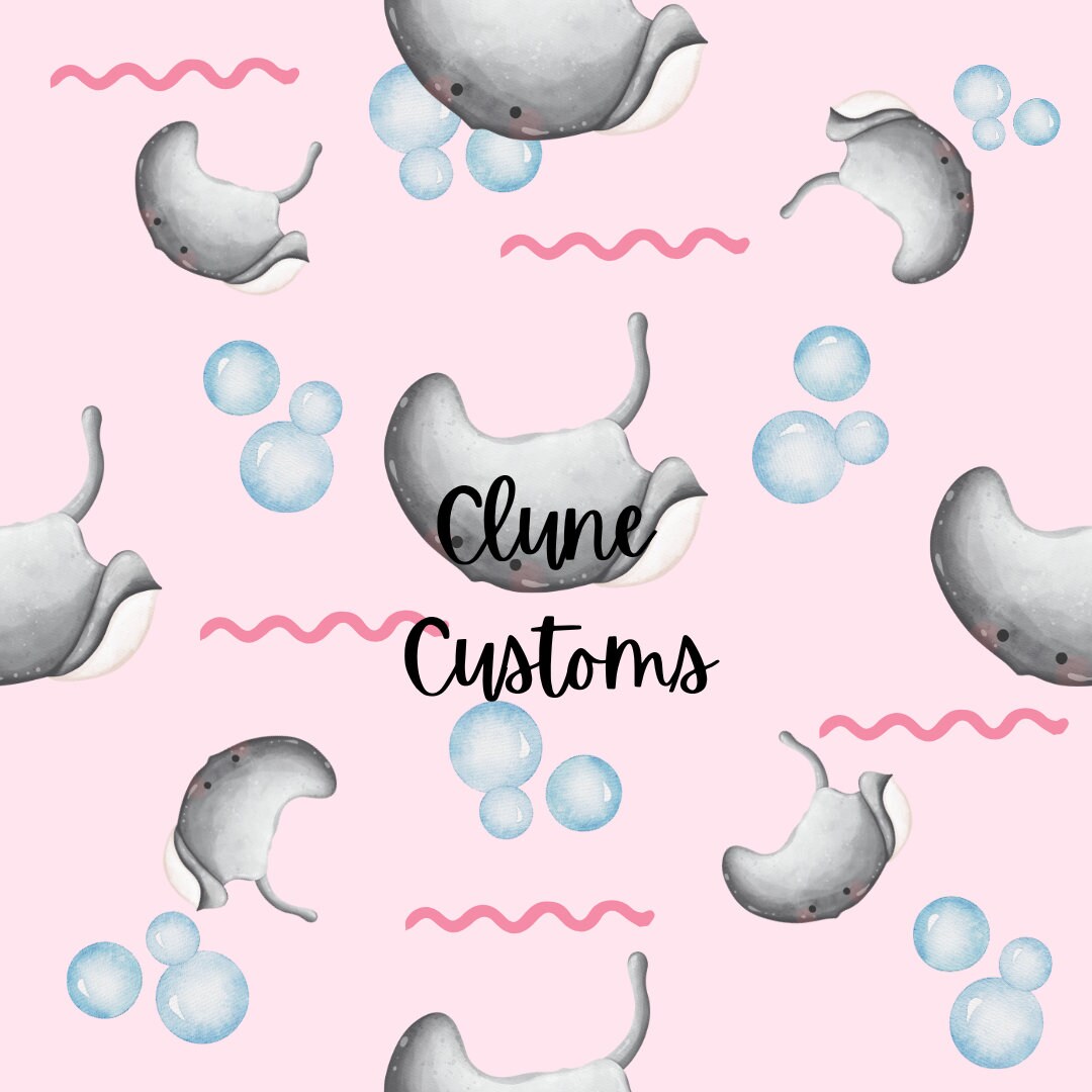 Stingray Seamless - Pink - Etsy