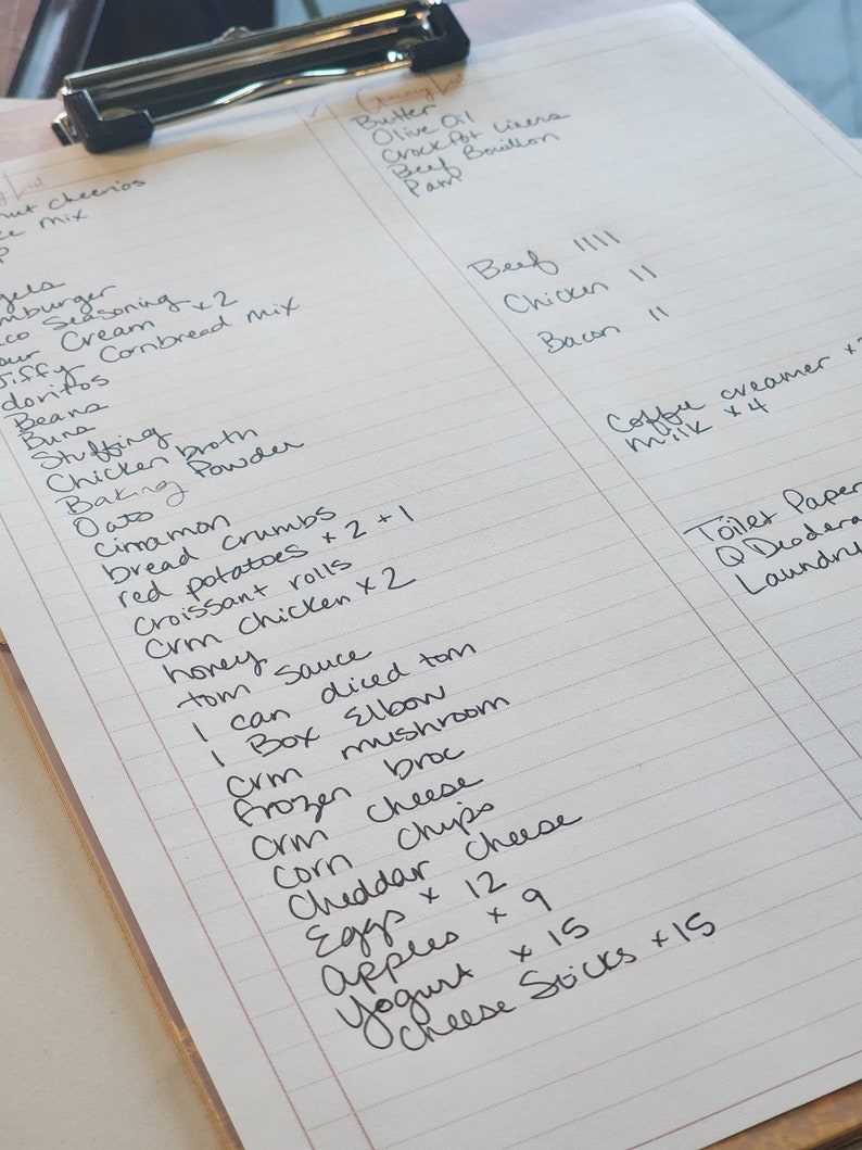 Menu Planning Made Easy, Printable Worksheet, Blue - Etsy