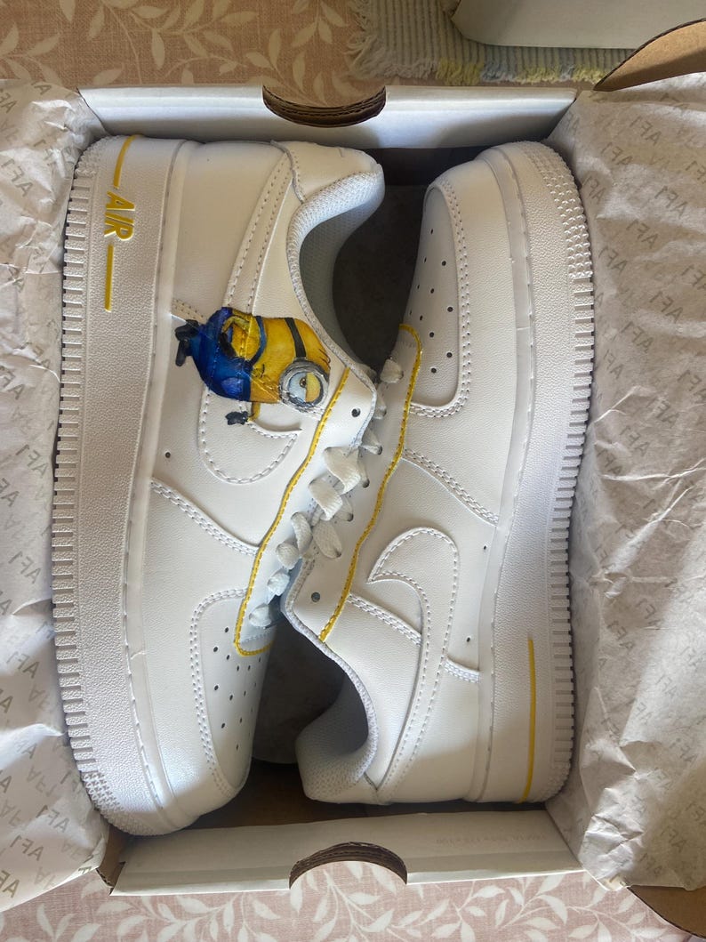Minion Shoe Custom Air Force 1 - Etsy