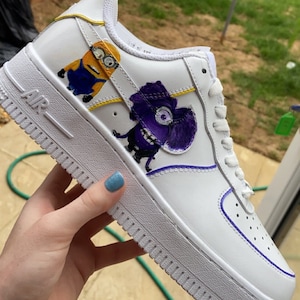 Minion Shoe Painted Air Force 1 - Etsy