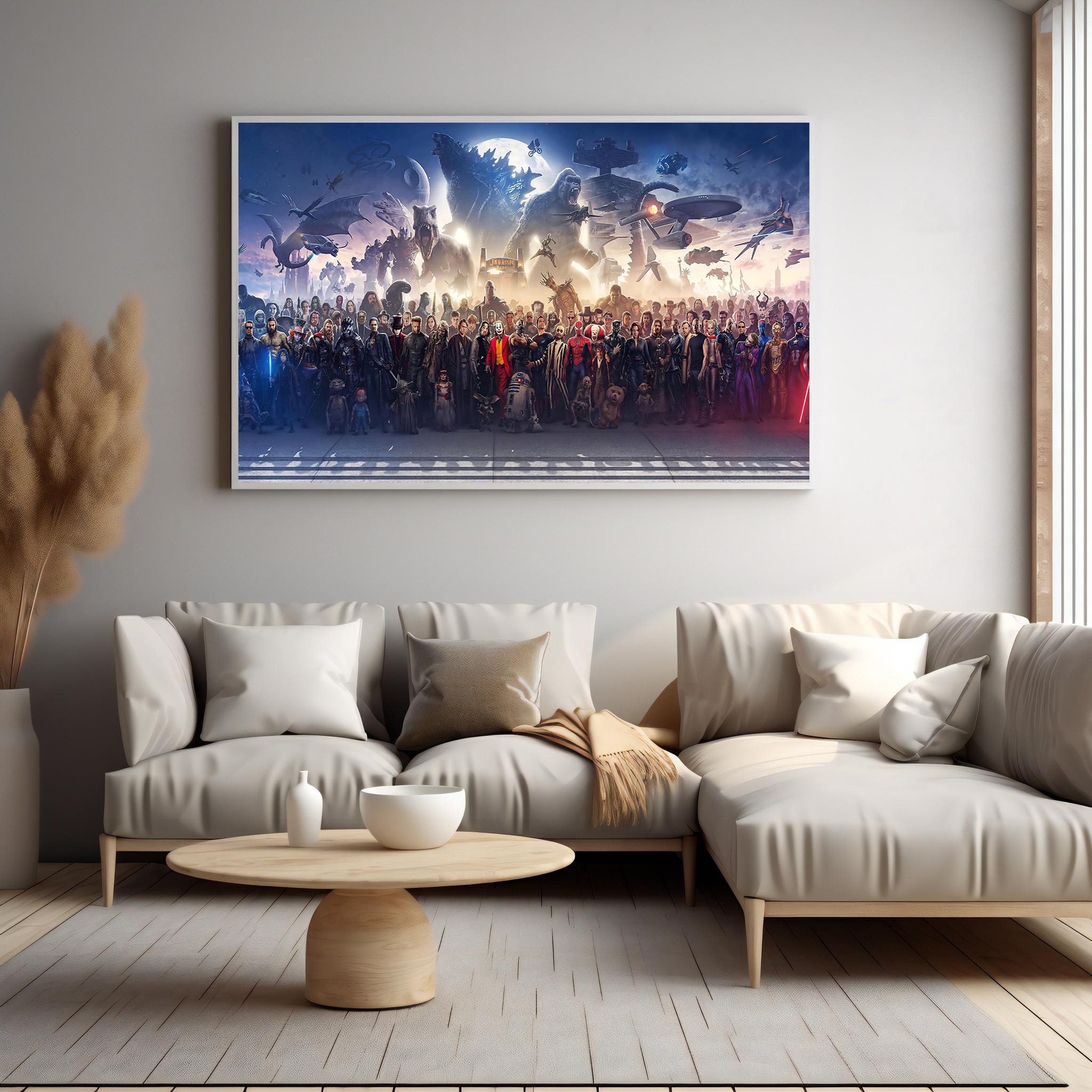 Blockbuster Fine Art Panorama Canvas Wall Art, 150 Movie Blockbuster ...