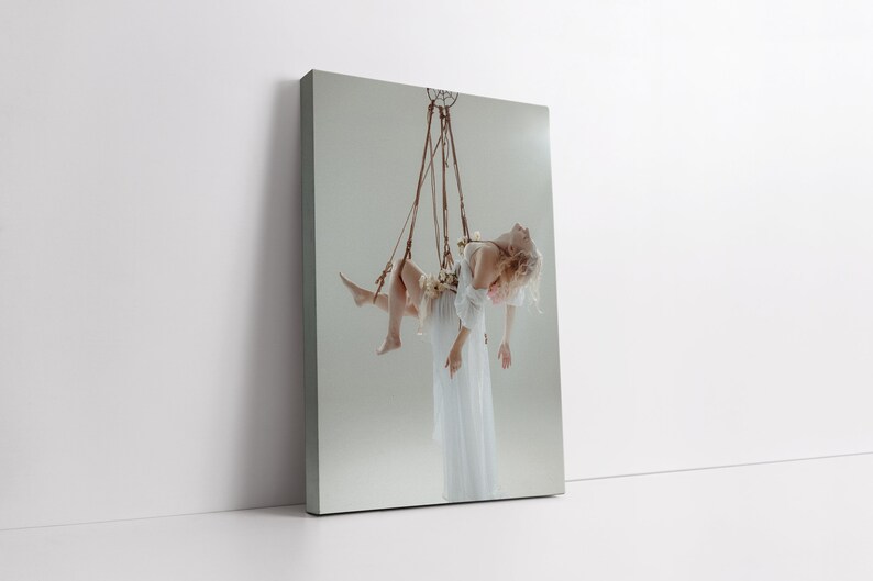 Shibari Art Erotic Canvas Print, BDSM Wall Decor, Sexy Bedroom Canvas ...