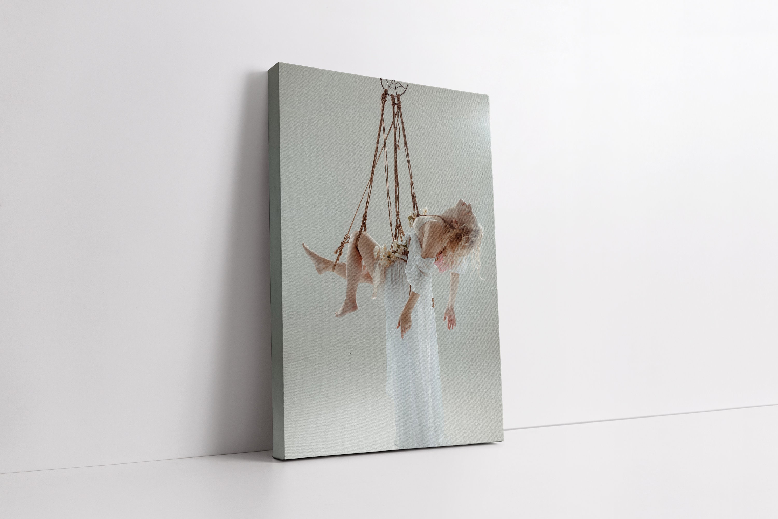 Shibari Art Erotic Canvas Print, BDSM Wall Decor, Sexy Bedroom Canvas ...