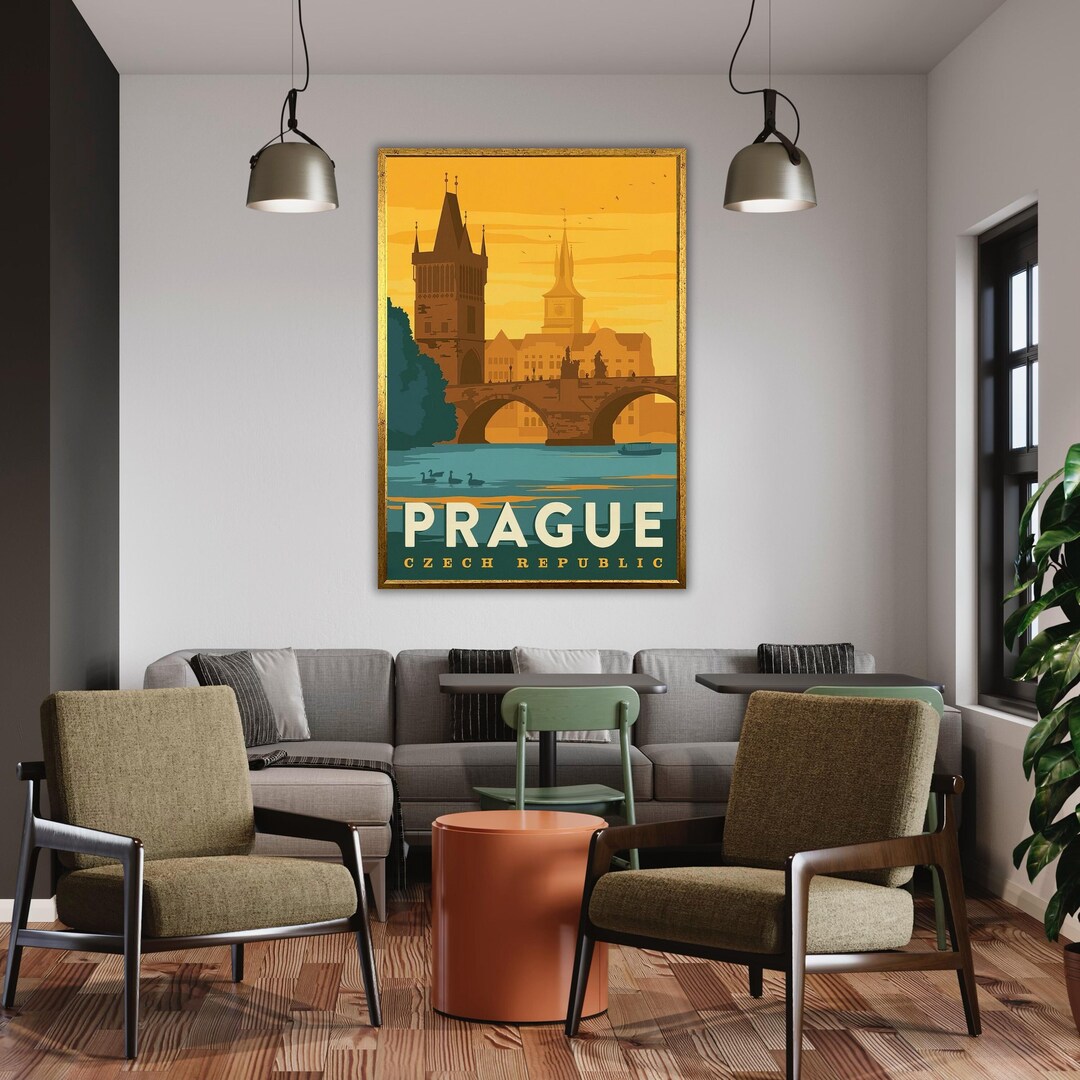 Prague Travel Print Wall Art Prague Wall Hanging Home Décor - Etsy