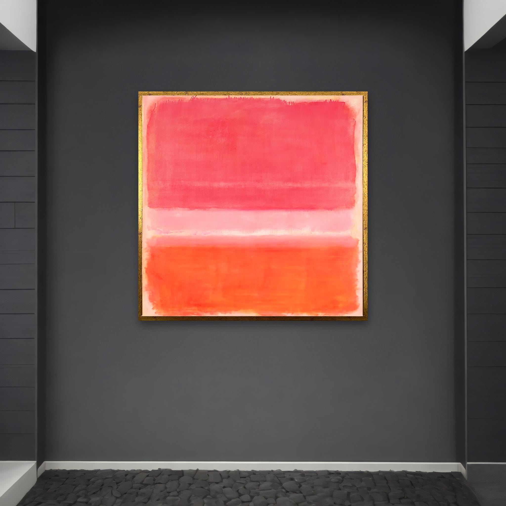 Mark Rothko ‘untitled (pink and Orange), 1966’ Abstract Canvas Painting ...