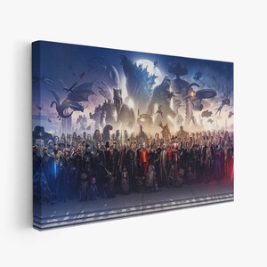 Blockbuster Fine Art Panorama Canvas Wall Art, 150 Movie Blockbuster ...
