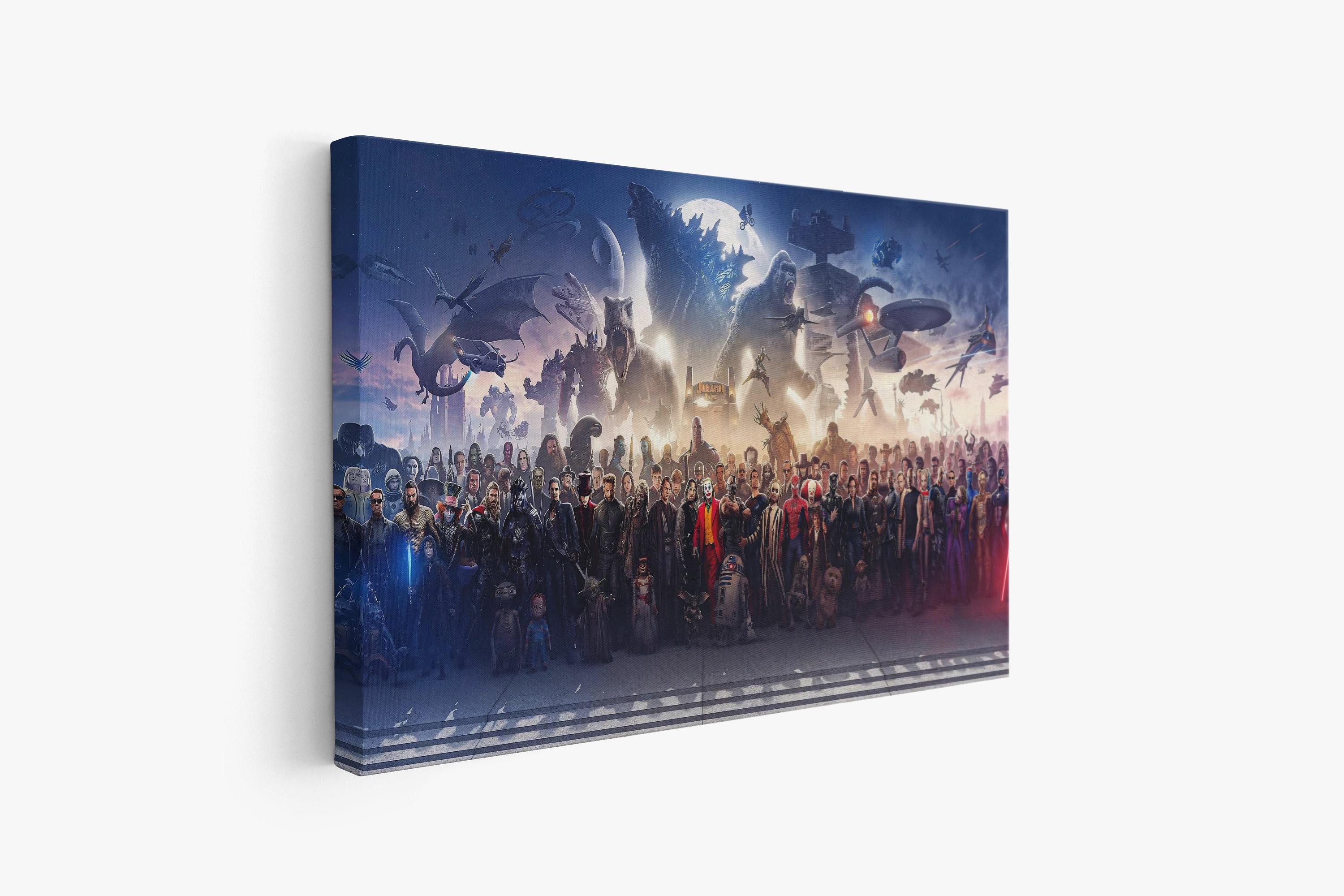 Blockbuster Fine Art Panorama Canvas Wall Art, 150 Movie Blockbuster ...