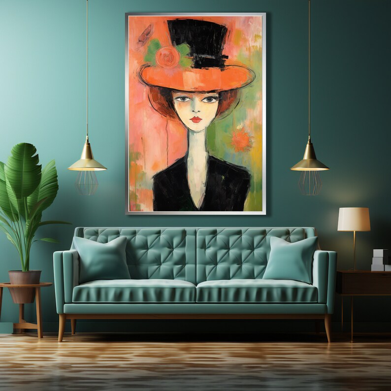Natural Colors Art Print, Innocent Woman, White Skin Decor, Canvas Wall ...
