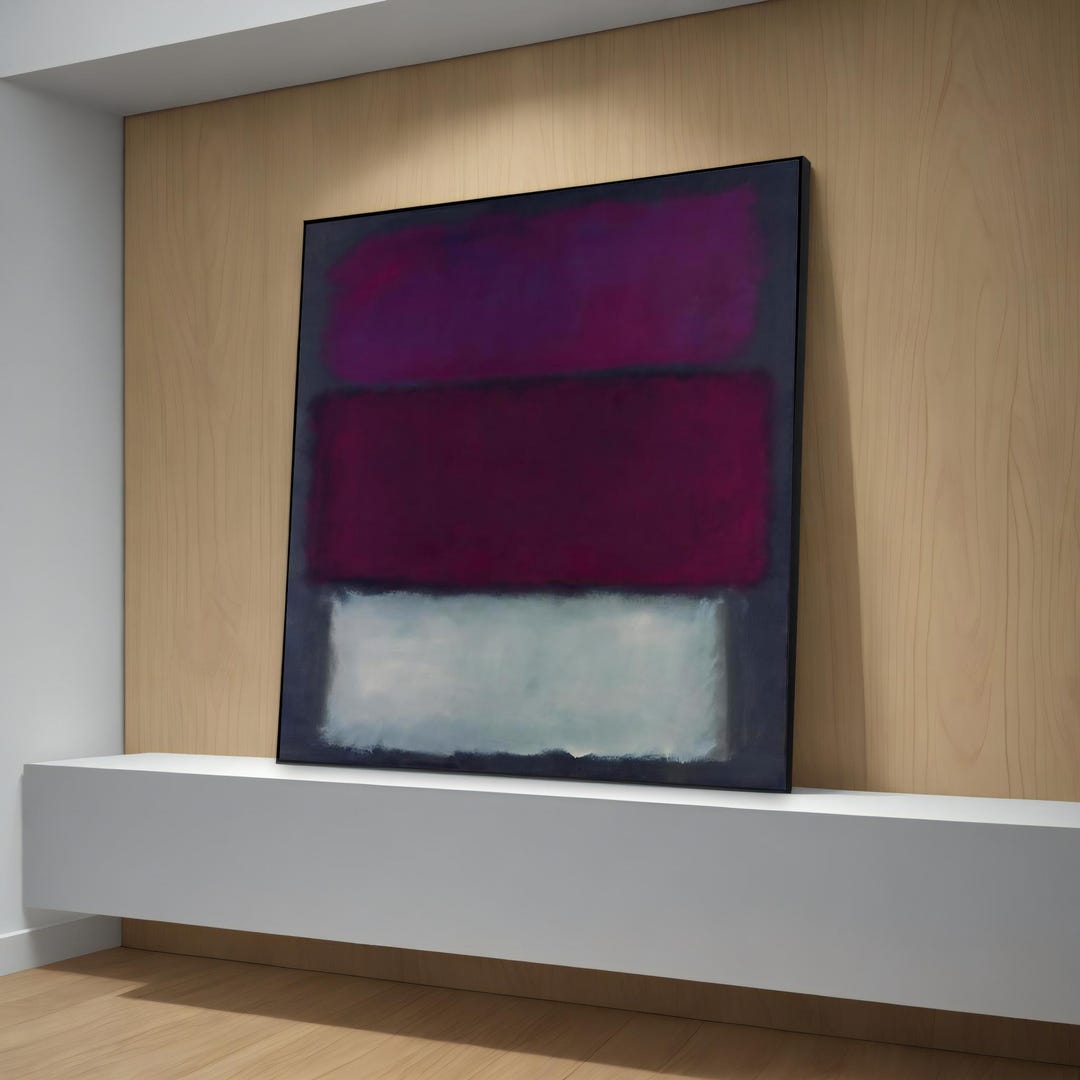 Mark Rothko ‘no. 61 (rust and Blue), 1953’ Abstract Canvas Painting ...