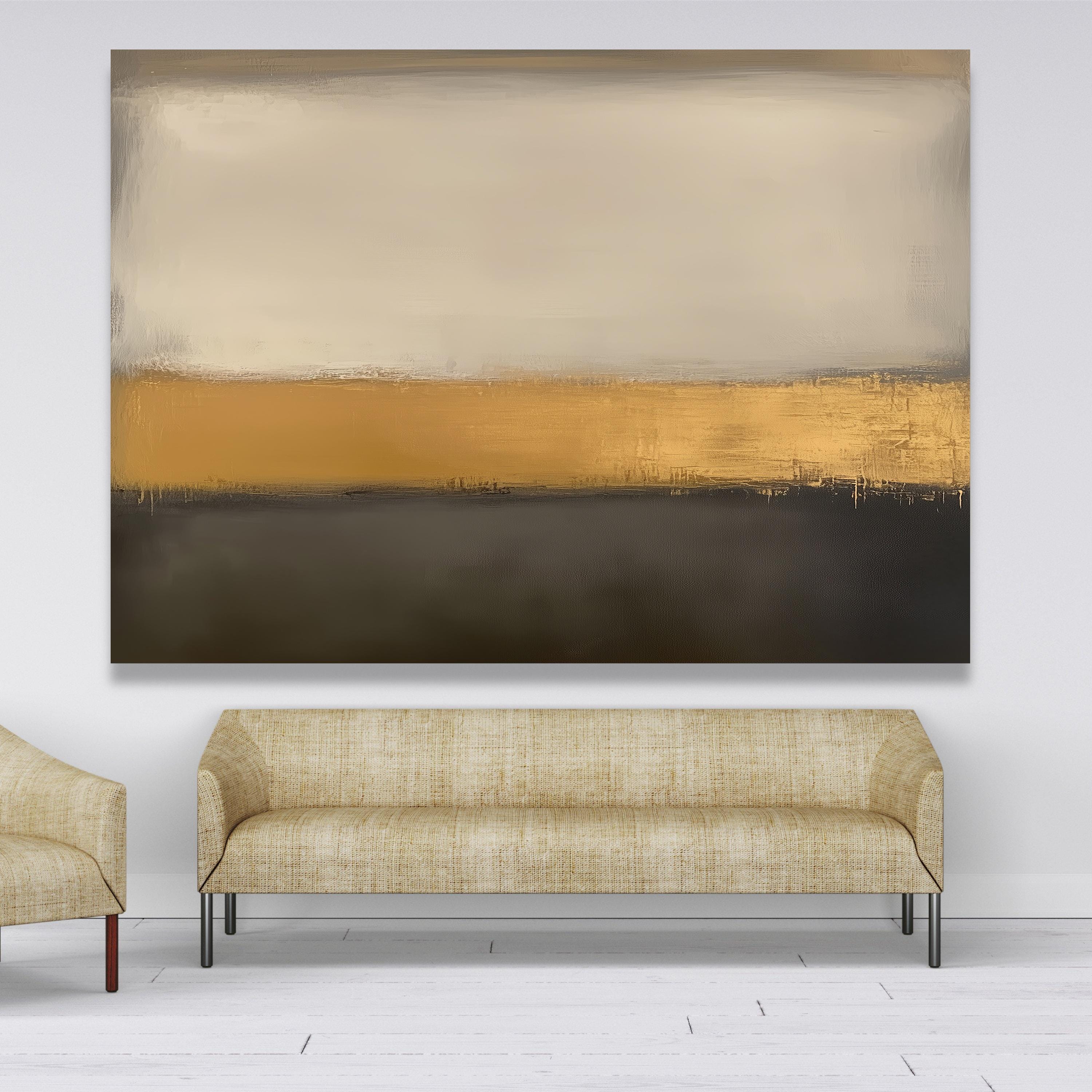 Mark Rothko Abstract Canvas, Modern Color Block Wall Art, Minimalist ...
