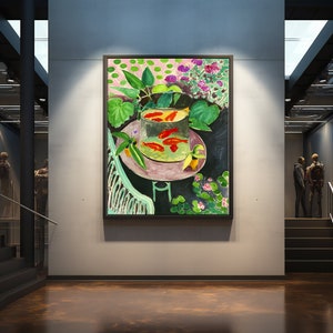 Henri Matisse Goldfish Canvas Painting Vintage 1912 Art Reproduction ...
