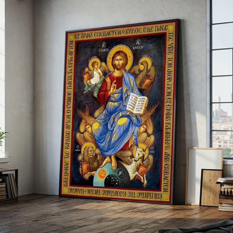 Christian Icon Fabric - Etsy