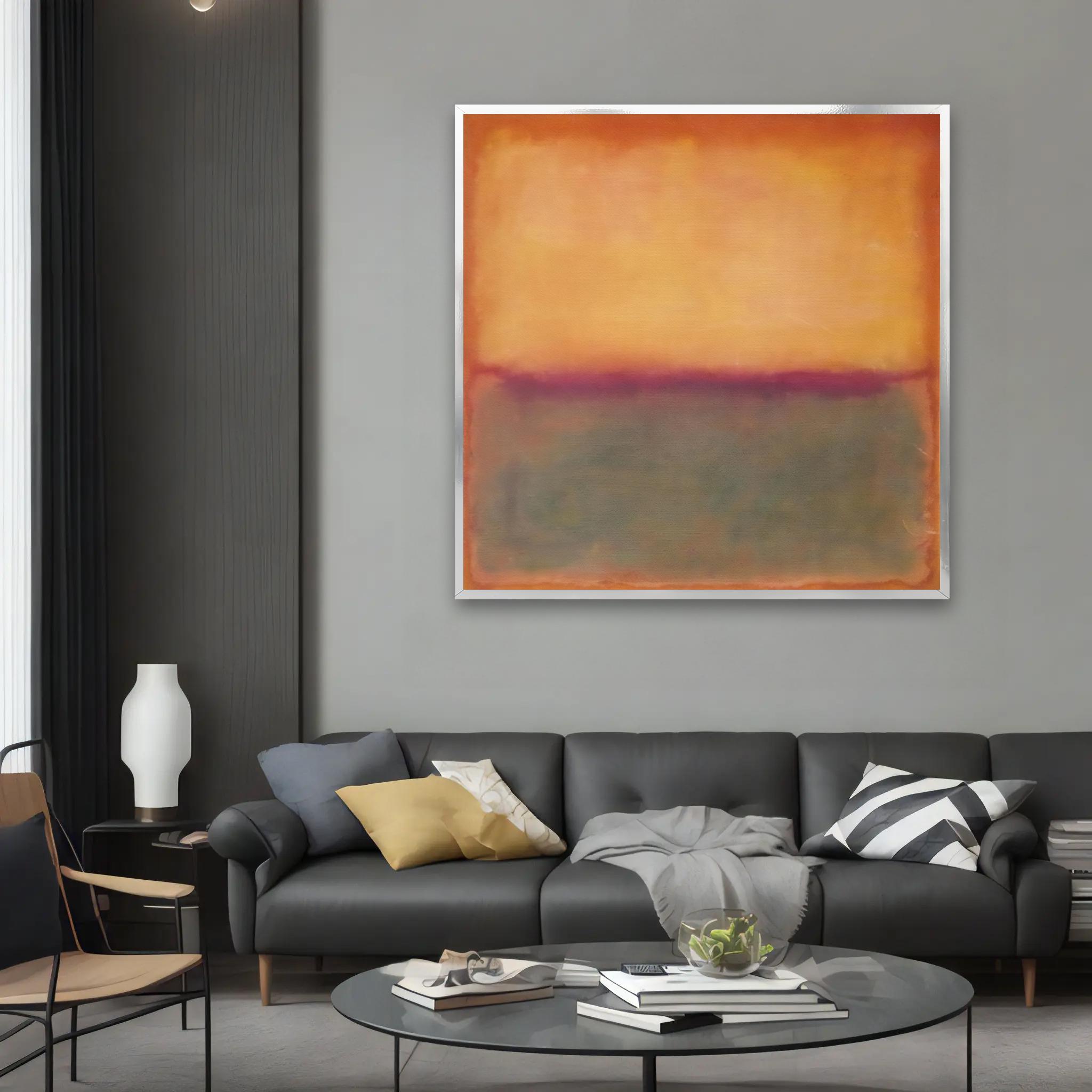 Mark Rothko ‘untitled (orange and Sage), 1960’ Abstract Canvas Painting ...