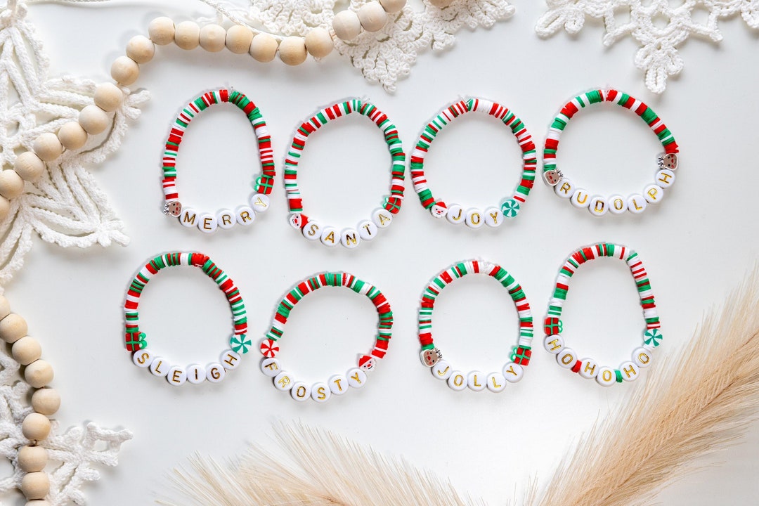 Christmas Bracelets Christmas Friendship Bracelets Holiday - Etsy UK