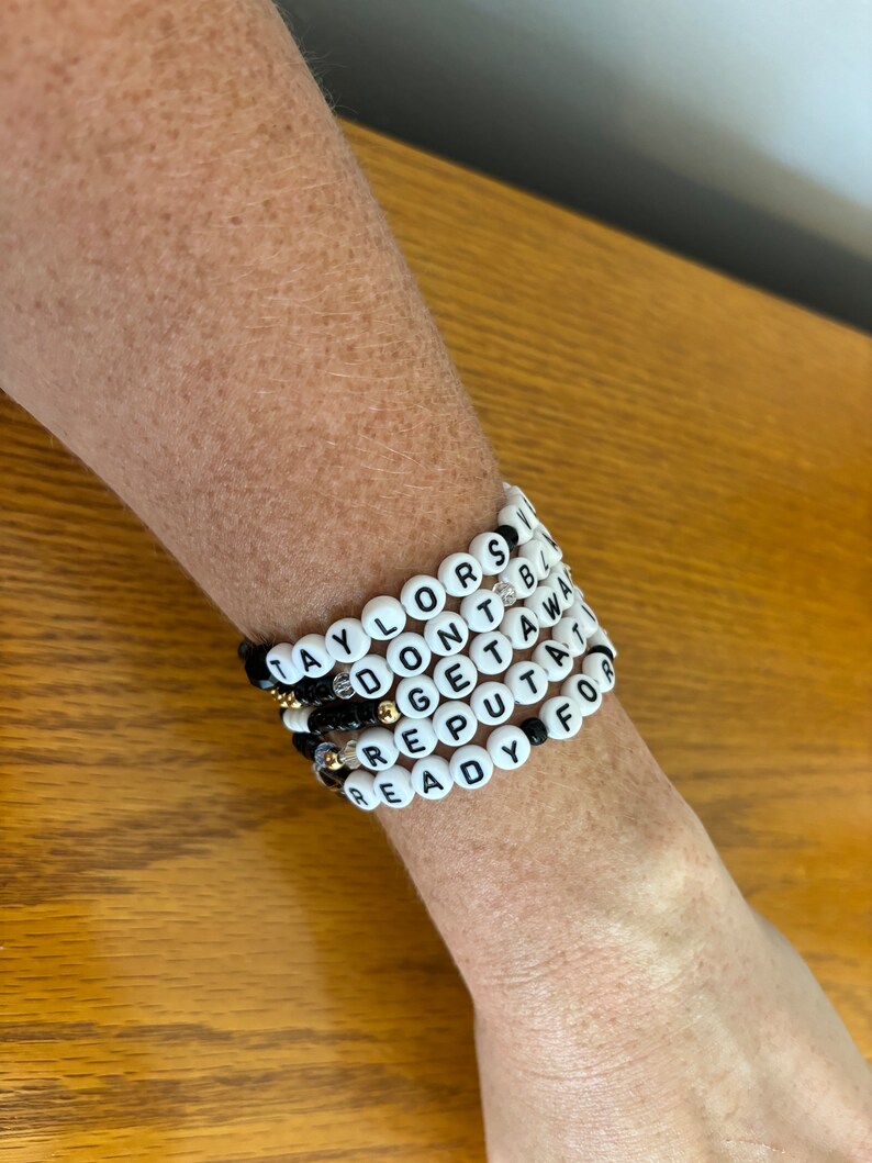 Reputation Taylors Version Bracelets, Reputation Bracelets, Reputation ...