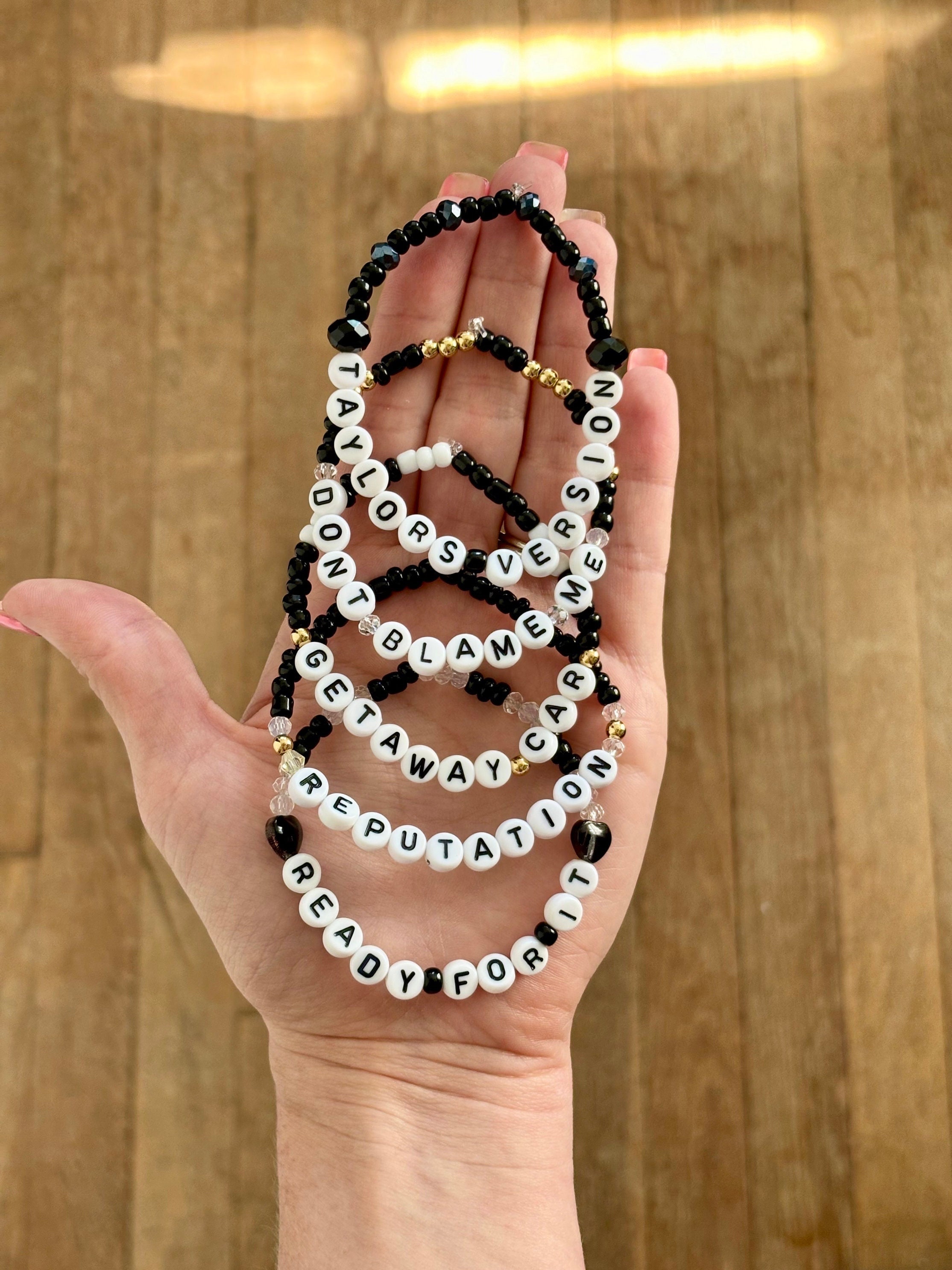 Reputation Taylors Version Bracelets, Reputation Bracelets, Reputation ...