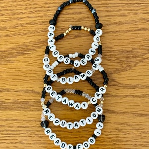 Reputation Taylors Version Bracelets, Reputation Bracelets, Reputation ...