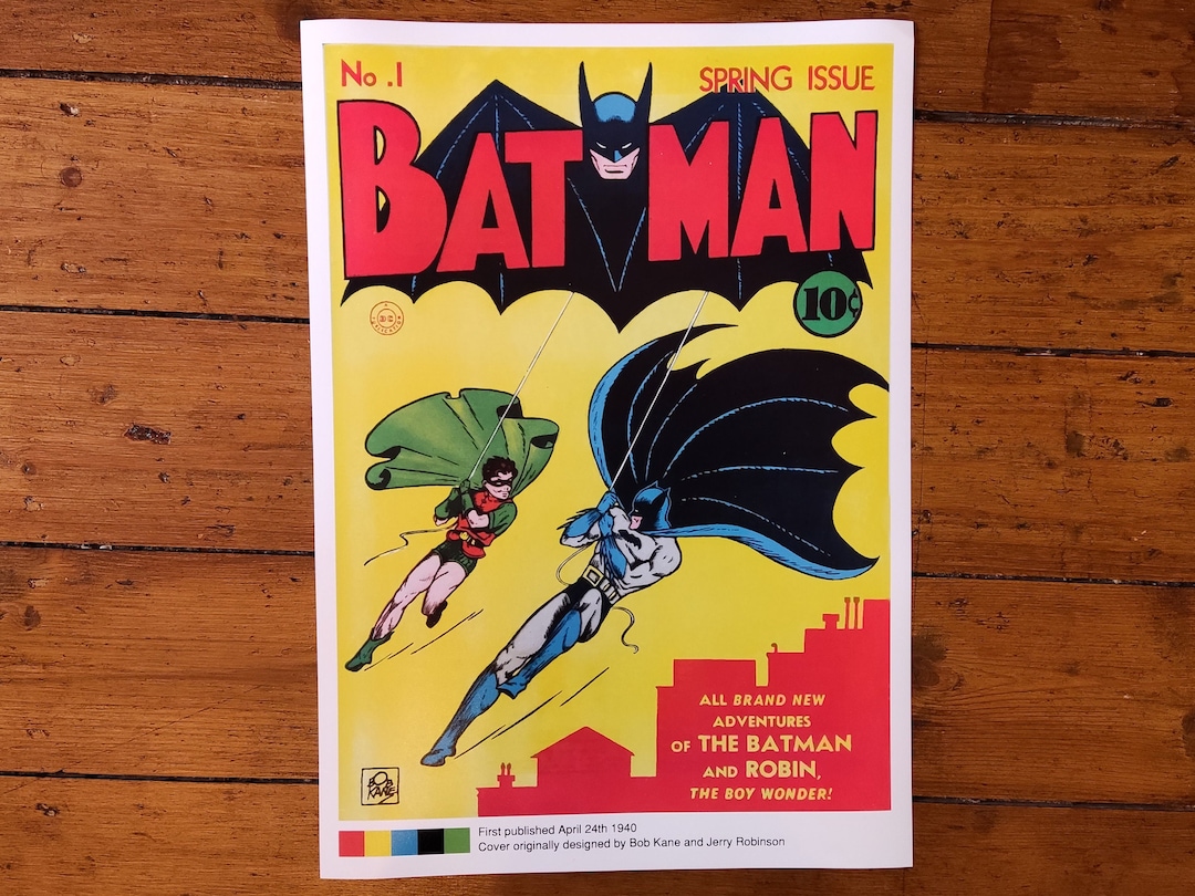 Batman #1 Comic Book Print - A5, A4, A3, A2, A1 A0 - Etsy