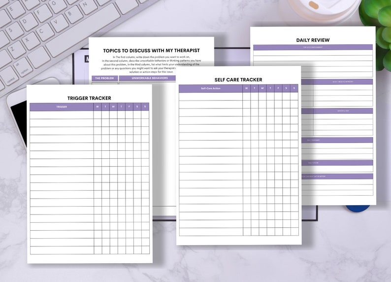 Addiction Recovery Worksheets, Sobriety Worksheets, Sobriety Planner ...