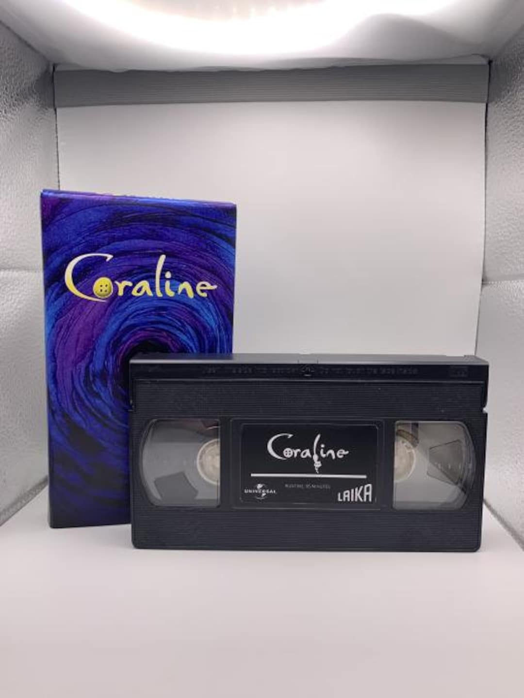 Coraline (2009) Custom VHS Sleeve Slipcover Artwork + Blank VHS Tape - Etsy