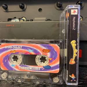 Parappa the Rapper 2 2002, Playstation 2 PS2 Custom Cassette Tape ...