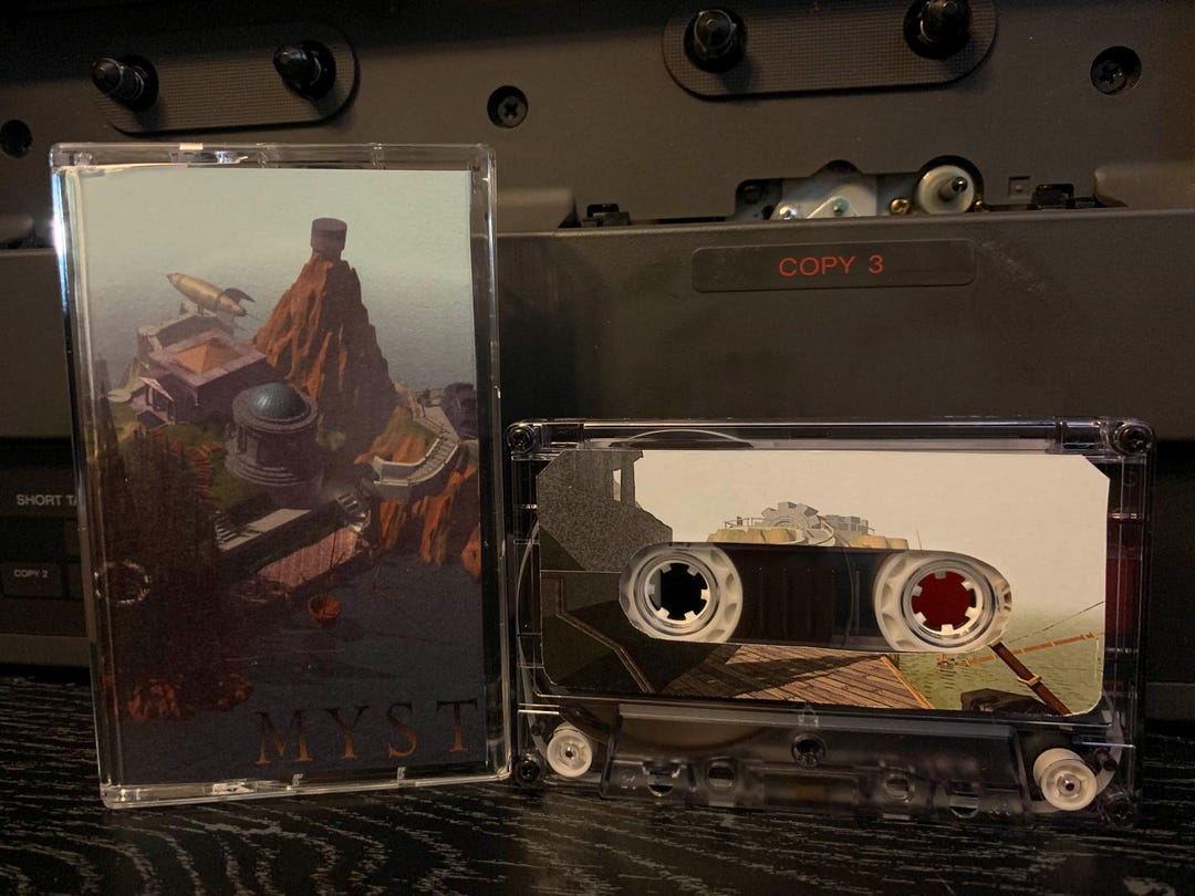 Myst (1993, PC) Custom Cassette Tape Fanart Artwork for Soundtrack OST ...