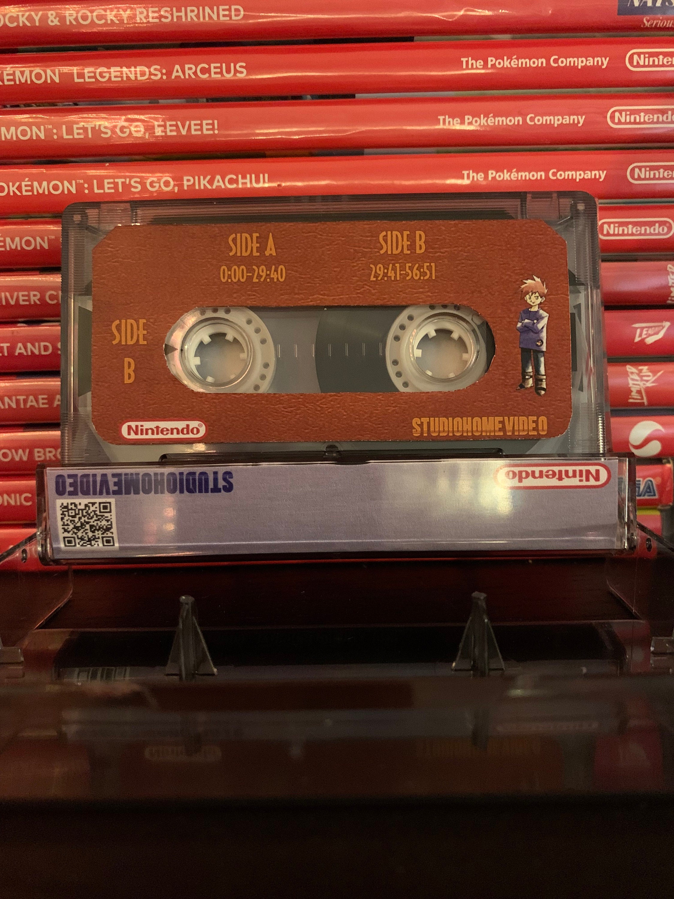 Pokemon Blue 1998, Gameboy Custom Cassette Tape Soundtrack OST - Etsy