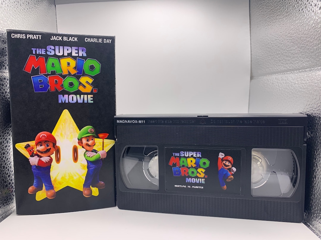 The Super Mario Bros Movie (2023) Custom VHS Tape Convention Copy - Etsy