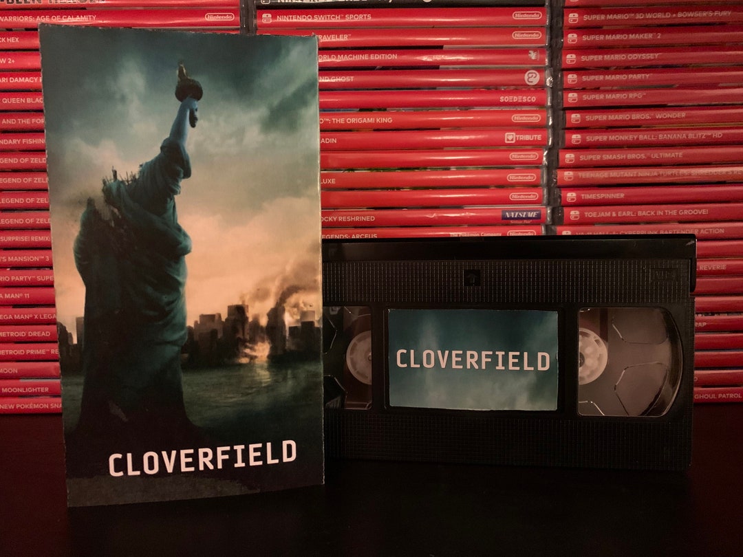 Cloverfield (2008) Custom VHS Sleeve Slipcover + Functional Blank VHS ...