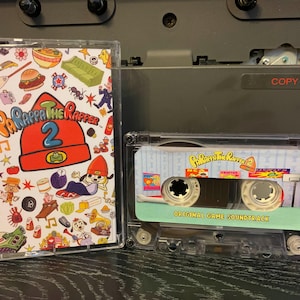 Parappa the Rapper 2 (2002, Playstation 2 PS2) Custom Cassette Tape for ...