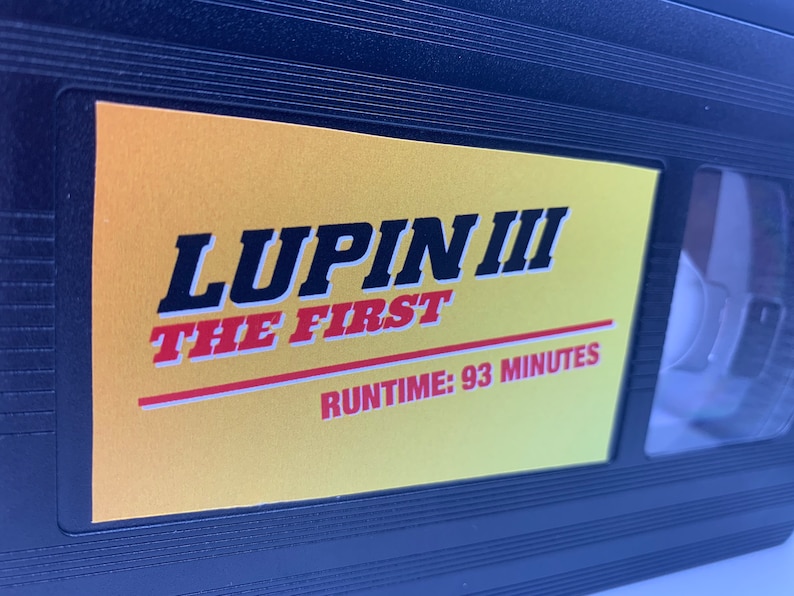 Lupin III the First (2019, Subbed) Custom VHS Tape Convention Copy - Etsy