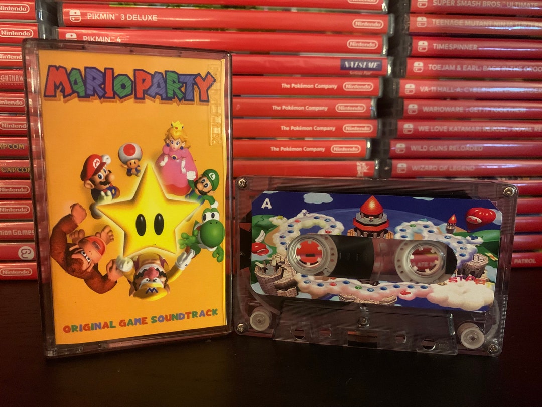 Mario Party (1998, Nintendo 64 N64) Custom Cassette Tape for Soundtrack ...