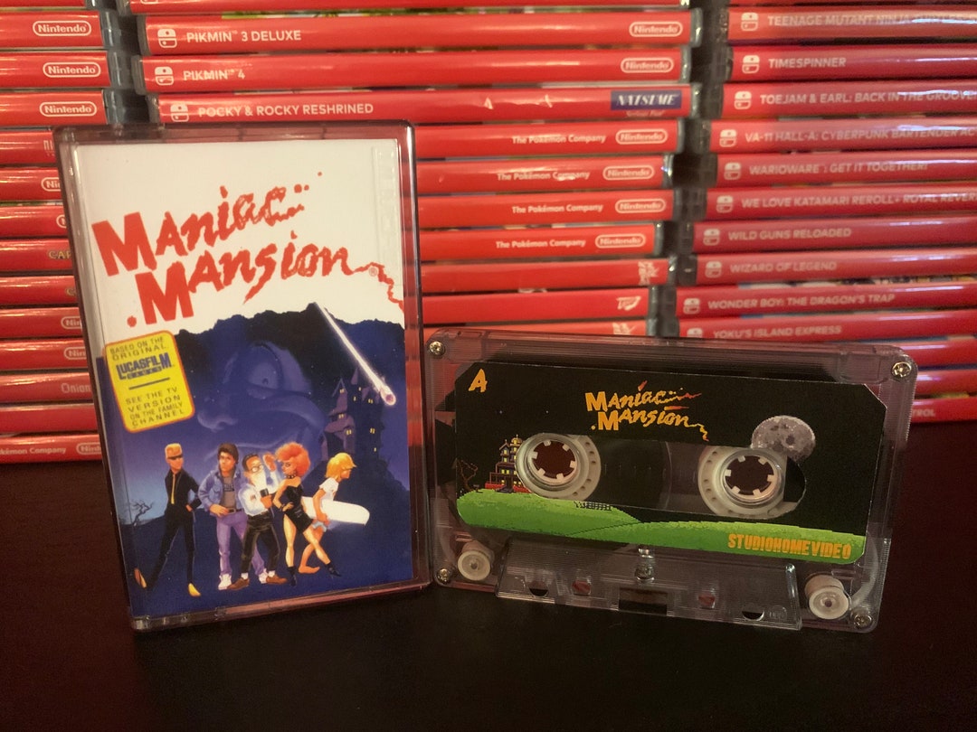 Maniac Mansion (1990, Nintendo Entertainment System NES) Custom ...