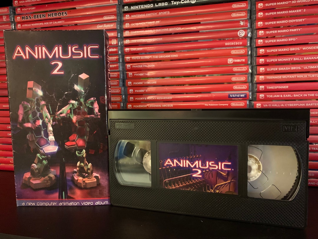 Animusic 2 (2005) Custom VHS Sleeve Slipcover + Blank VHS Tape - Etsy