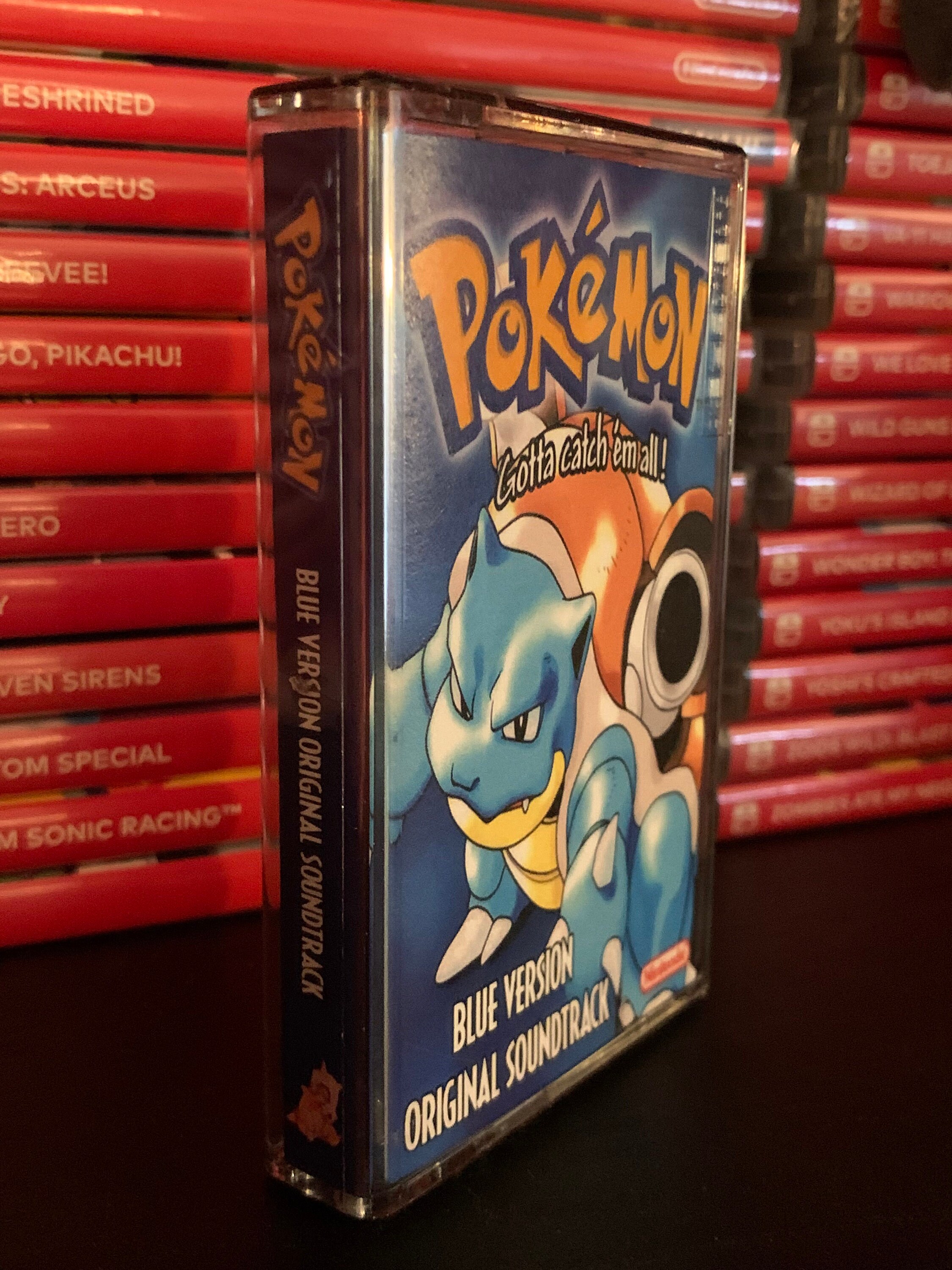 Pokemon Blue 1998, Gameboy Custom Cassette Tape Soundtrack OST - Etsy