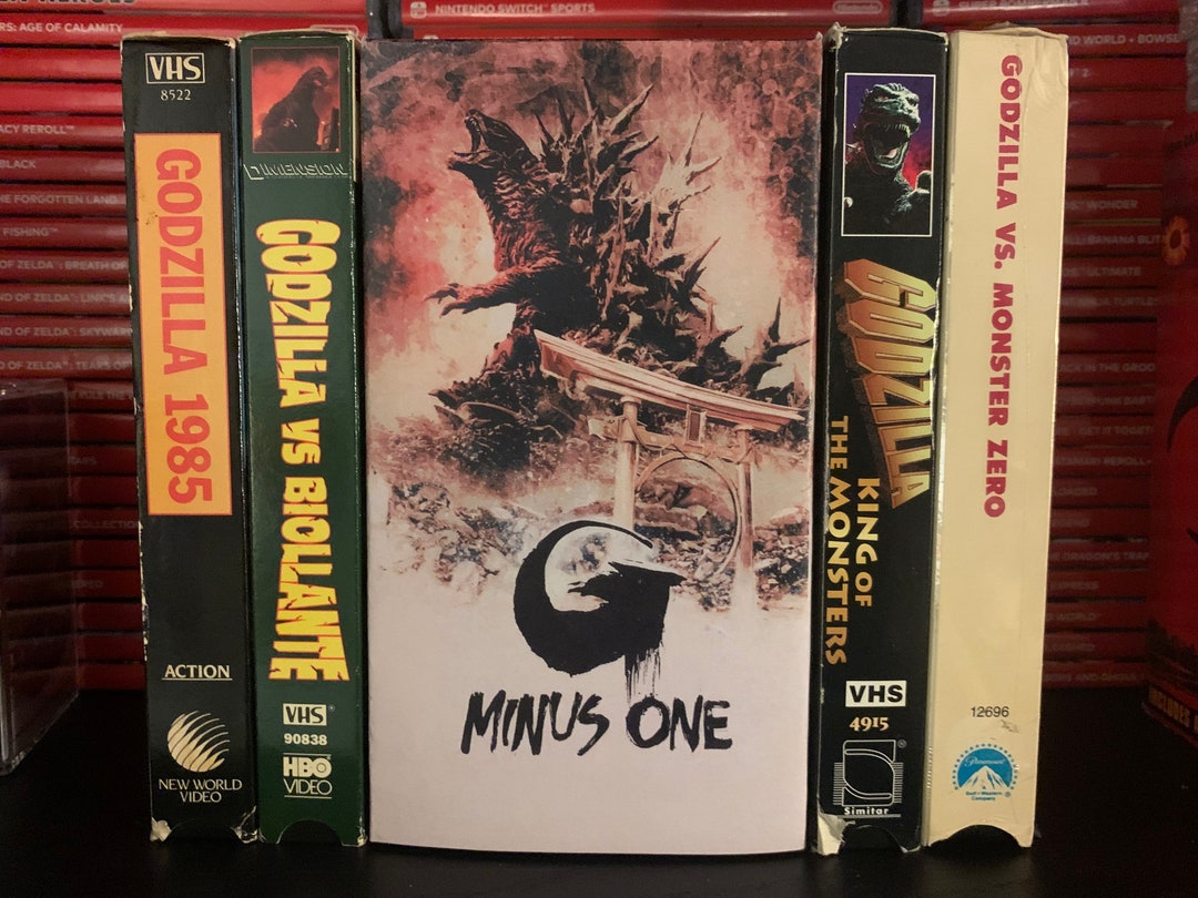 Godzilla Minus One (2023) Custom VHS Slipcover Sleeve Fanart + Blank ...