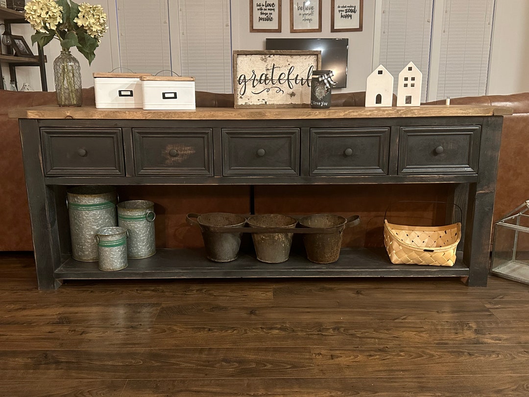 Console Table // Sofa Table // Farmhouse Accent Table // Entry Table ...