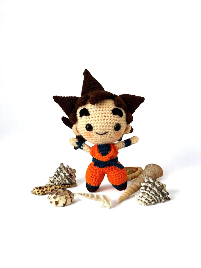 Handmade Crochet Warrior Trio – Anime Style Plush Set – Car Charm ...