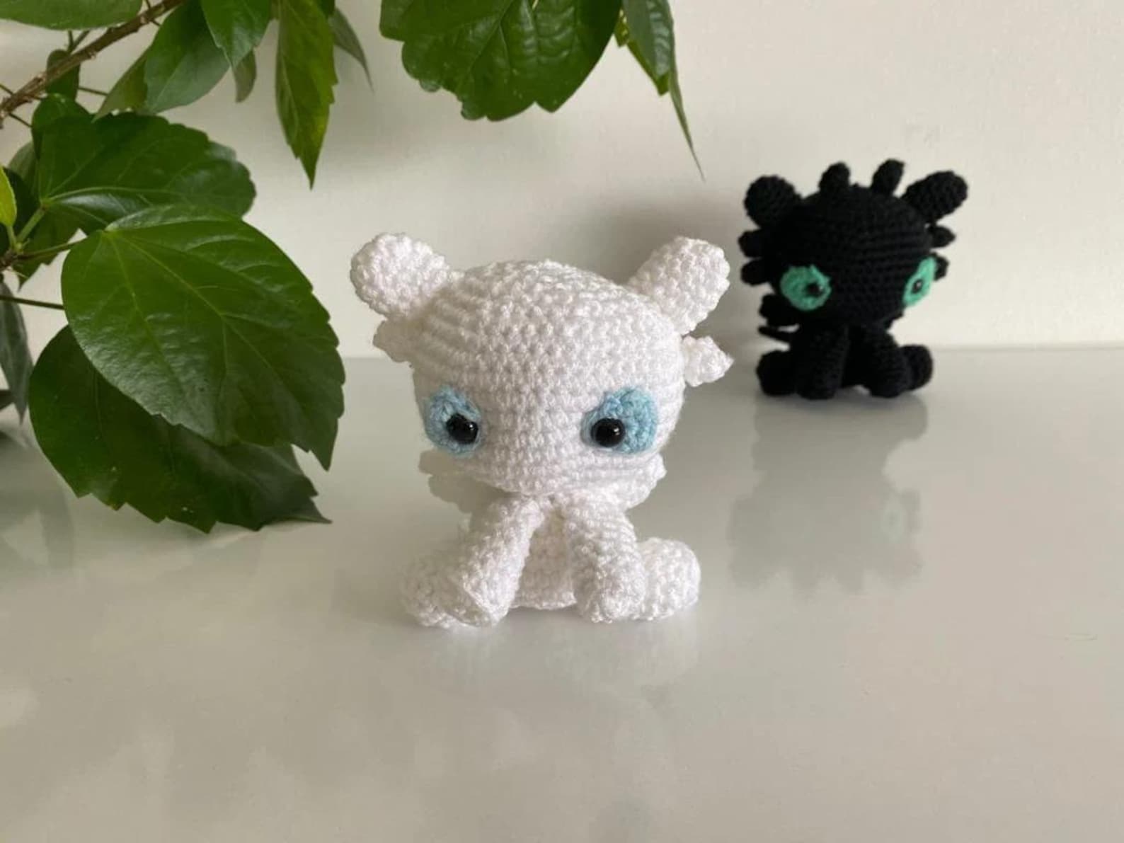 Toothless Dragon Handmade Crochet Plush, Toothless Dragon Plushie ...