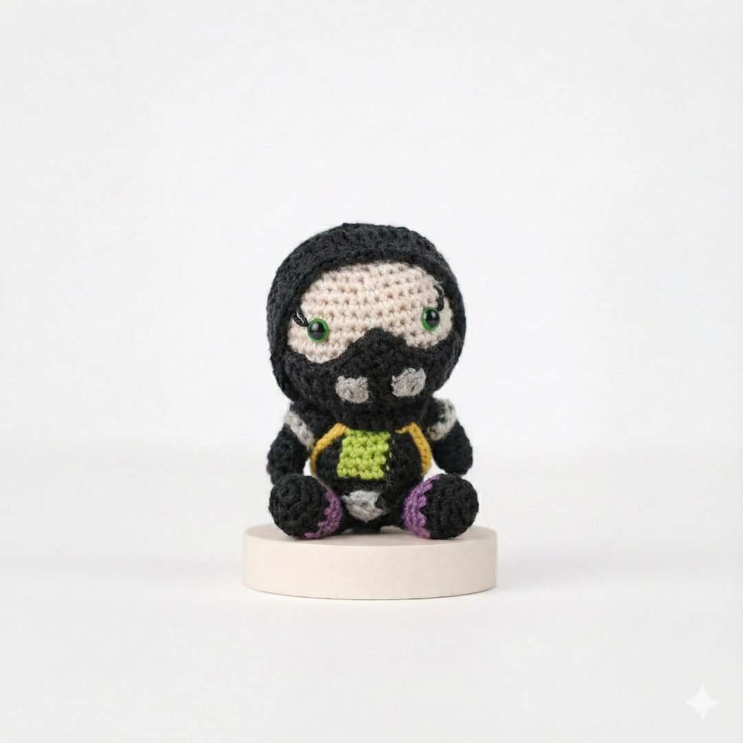 Valorant Viper Crochet Plush, Valorant Viper Keychain, Viper Doll ...