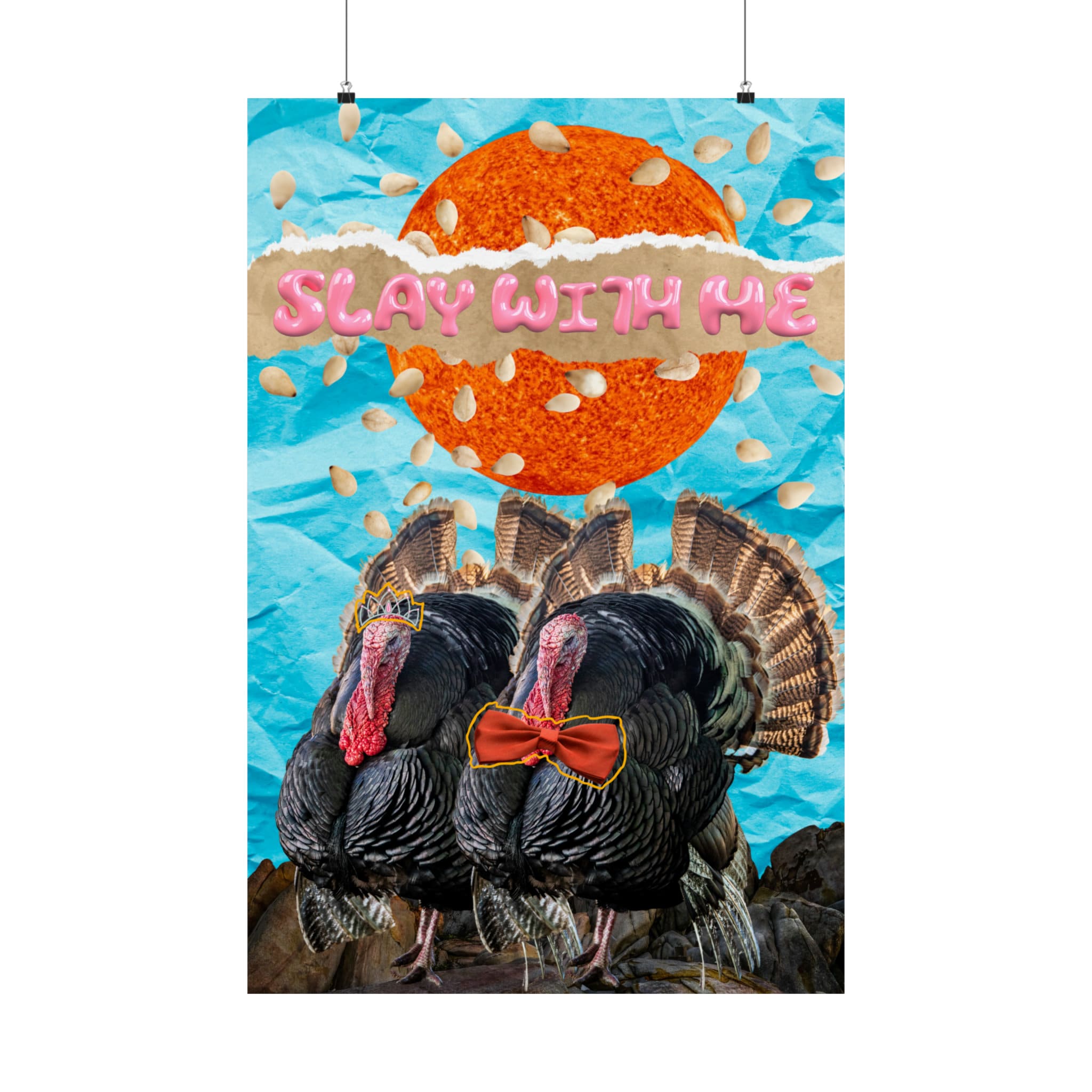 Matte Vertical Posters Slay With the Queen - Etsy