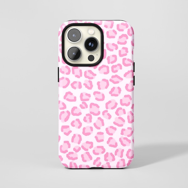 Pink Cheetah Print Phone Case - Etsy