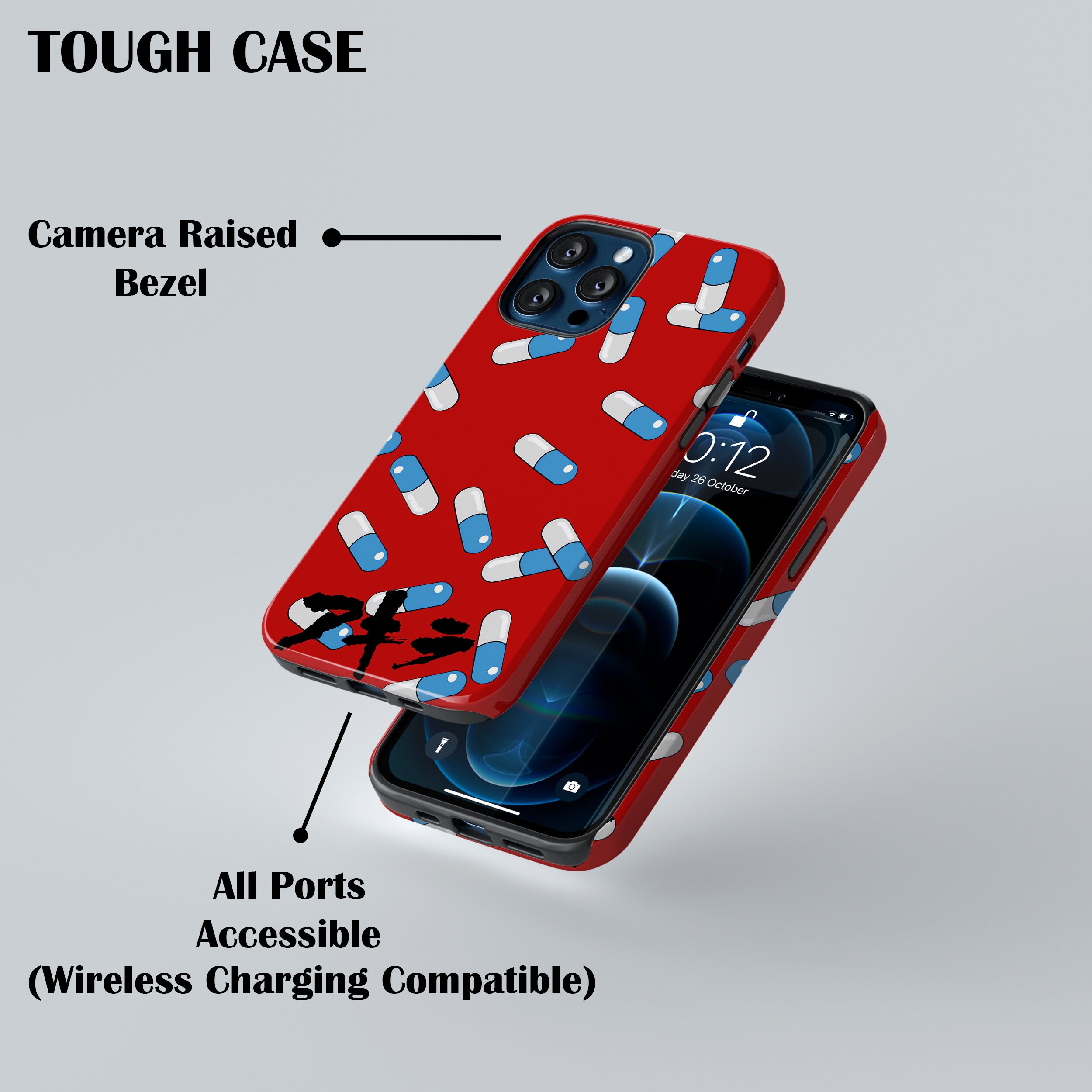 Akira Pill Phone Case: Japanese Anime Cyberpunk Design - Etsy UK