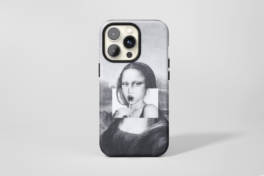 Mona Lisa Phone Case, Vintage Unique Painting Renaissance Phone Case ...