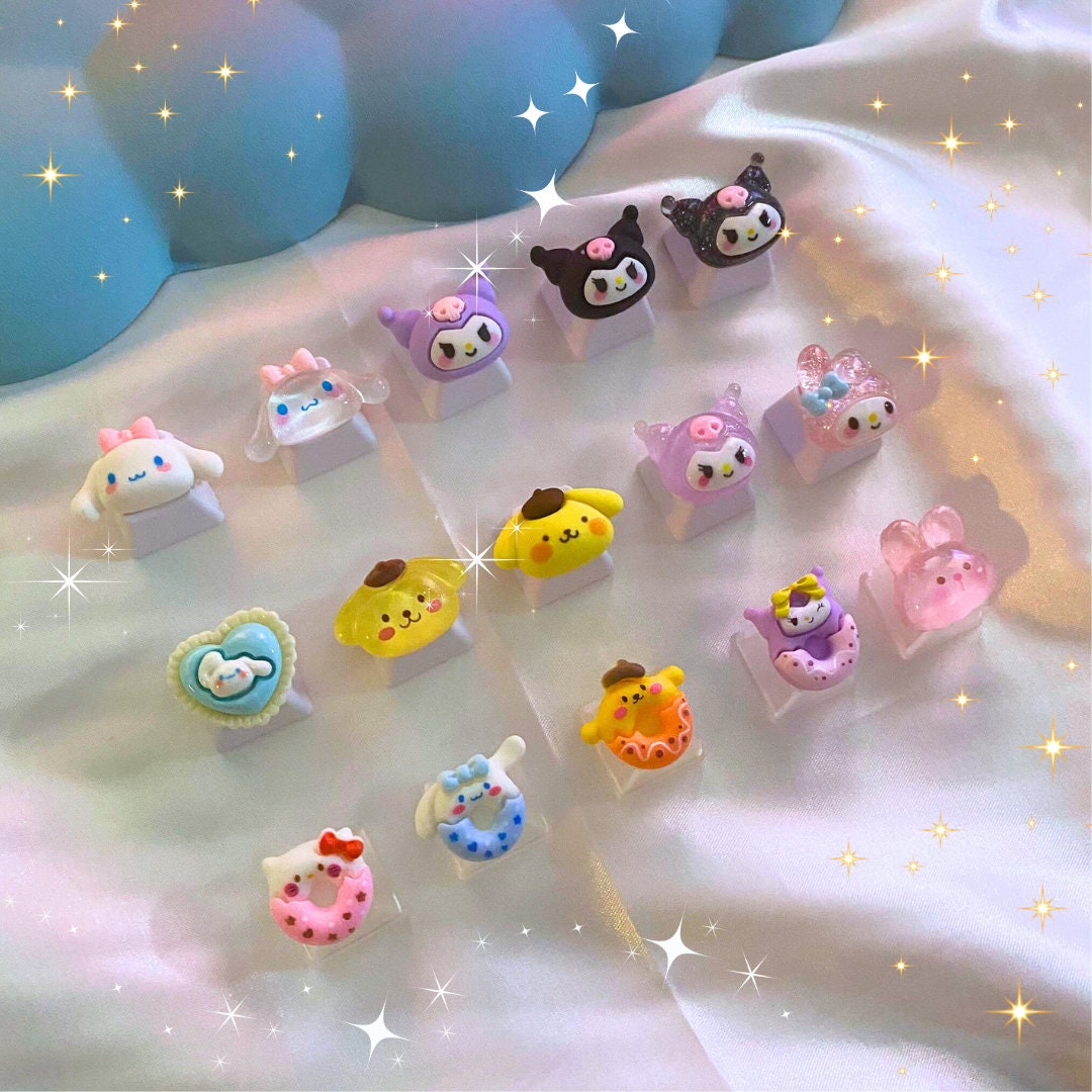 Sanrio Kawaii Cute Anime Keycap Y2k, Fairycore, Artisan, Handmade ...