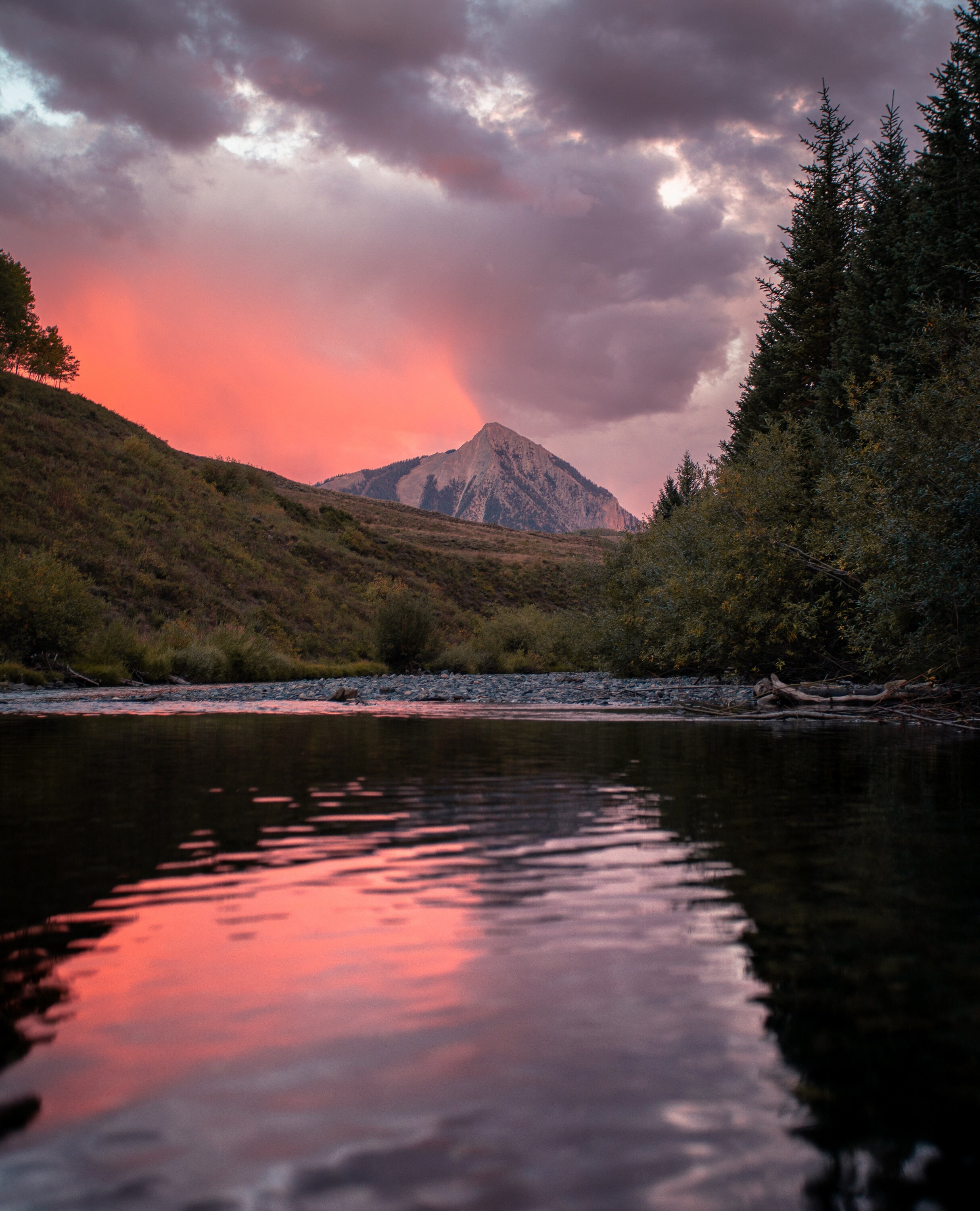 Crested Butte Photo | Mt. CB at Sunset - Etsy
