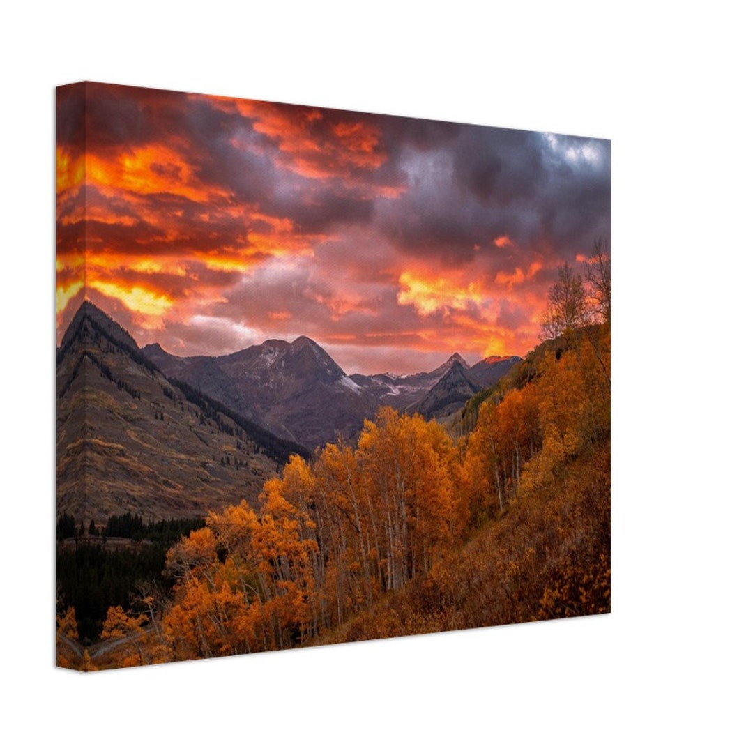 Crested Butte Photo | Slate River Valley Sunset - Etsy