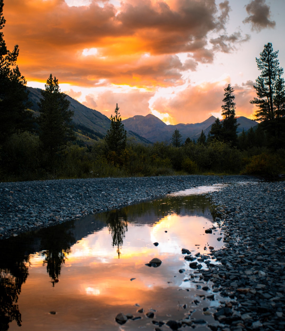 Crested Butte Photo | Sunset on the Slate - Etsy