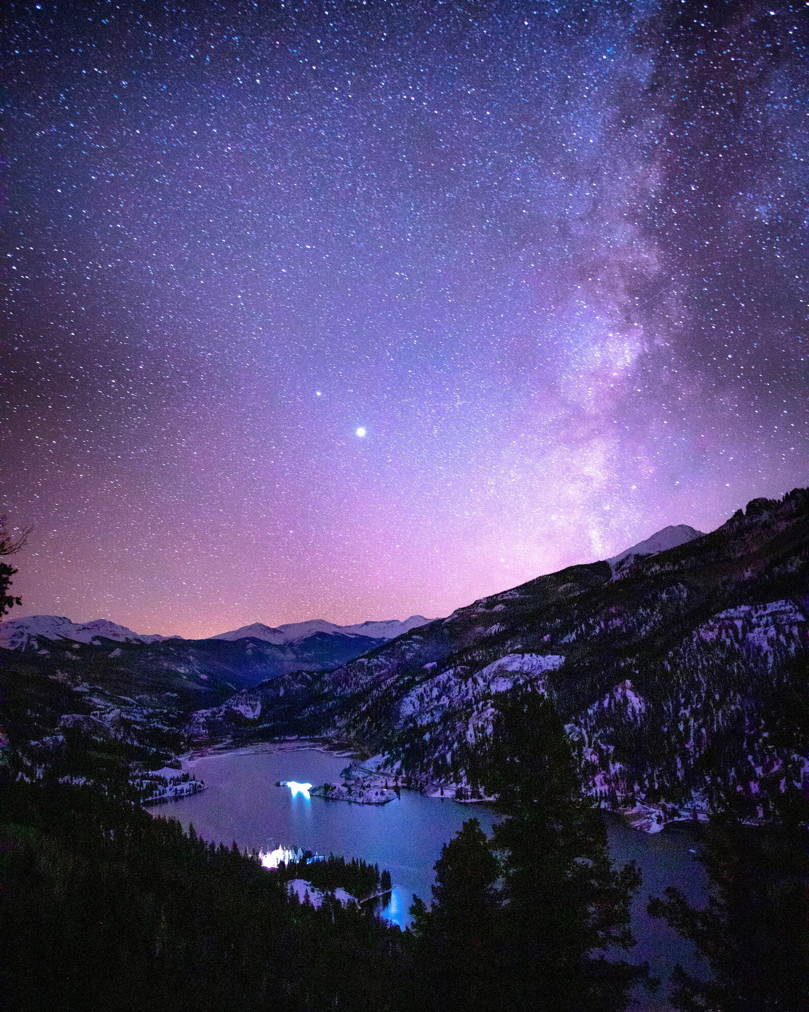 Colorado Star Photo | Milky Way Above Lake City - Etsy